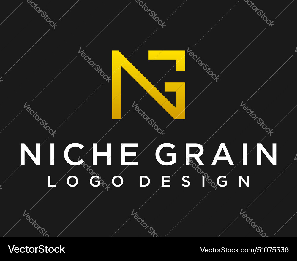 Letter ng logo Royalty Free Vector Image - VectorStock
