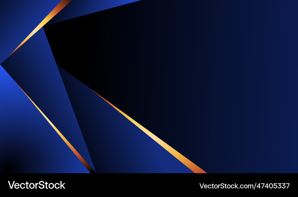 Background abstract design luxury blue gradient Vector Image