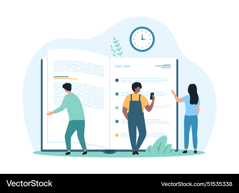 Planner with to do list for business tasks Vector Image