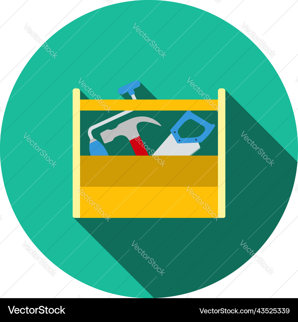 Retro tool box icon Royalty Free Vector Image - VectorStock