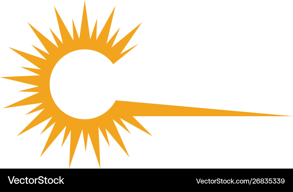 Sunburst Logo Icon Royalty Free Vector Image - VectorStock
