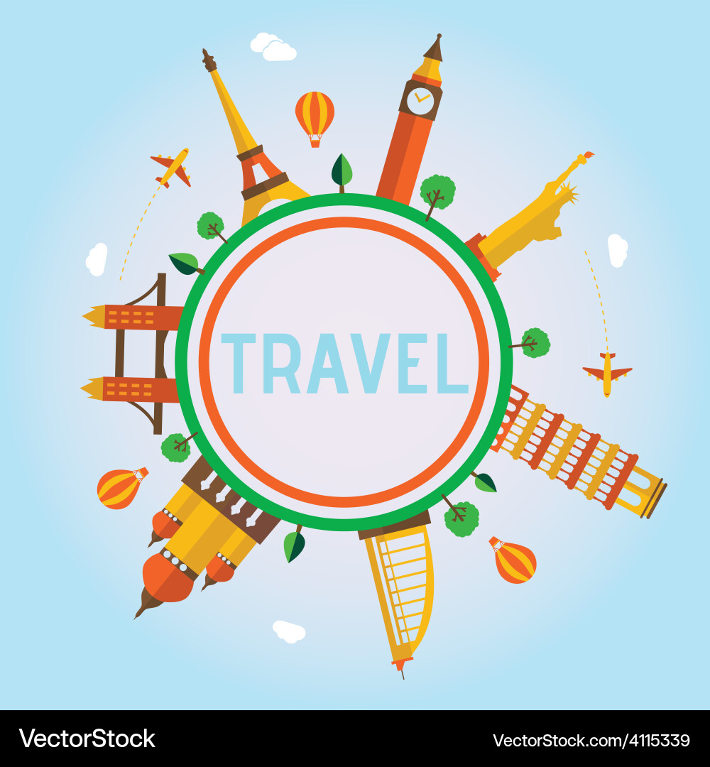 Travel Royalty Free Vector Image - VectorStock