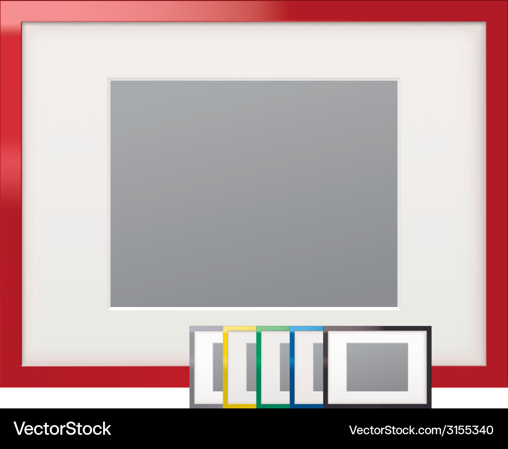 White Paper Frames Royalty Free Vector Image - VectorStock