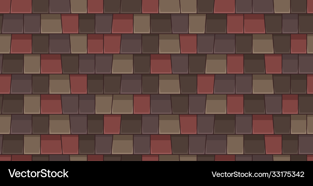 Shingle Roof Pattern Royalty Free Vector Image