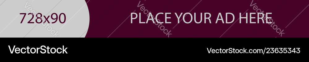 Advertise banner - place your ad here Royalty Free Vector