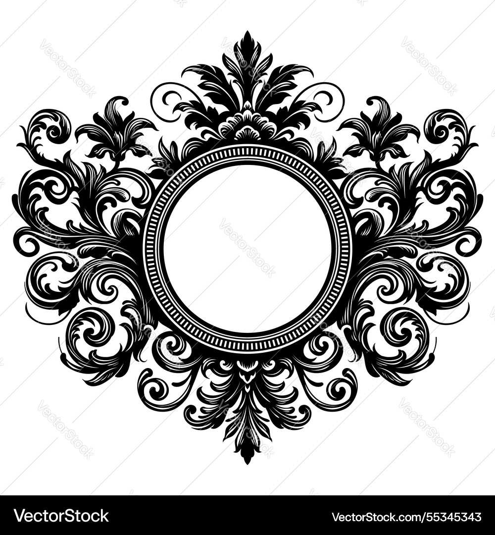 Elegant vintage border for timeless design Vector Image