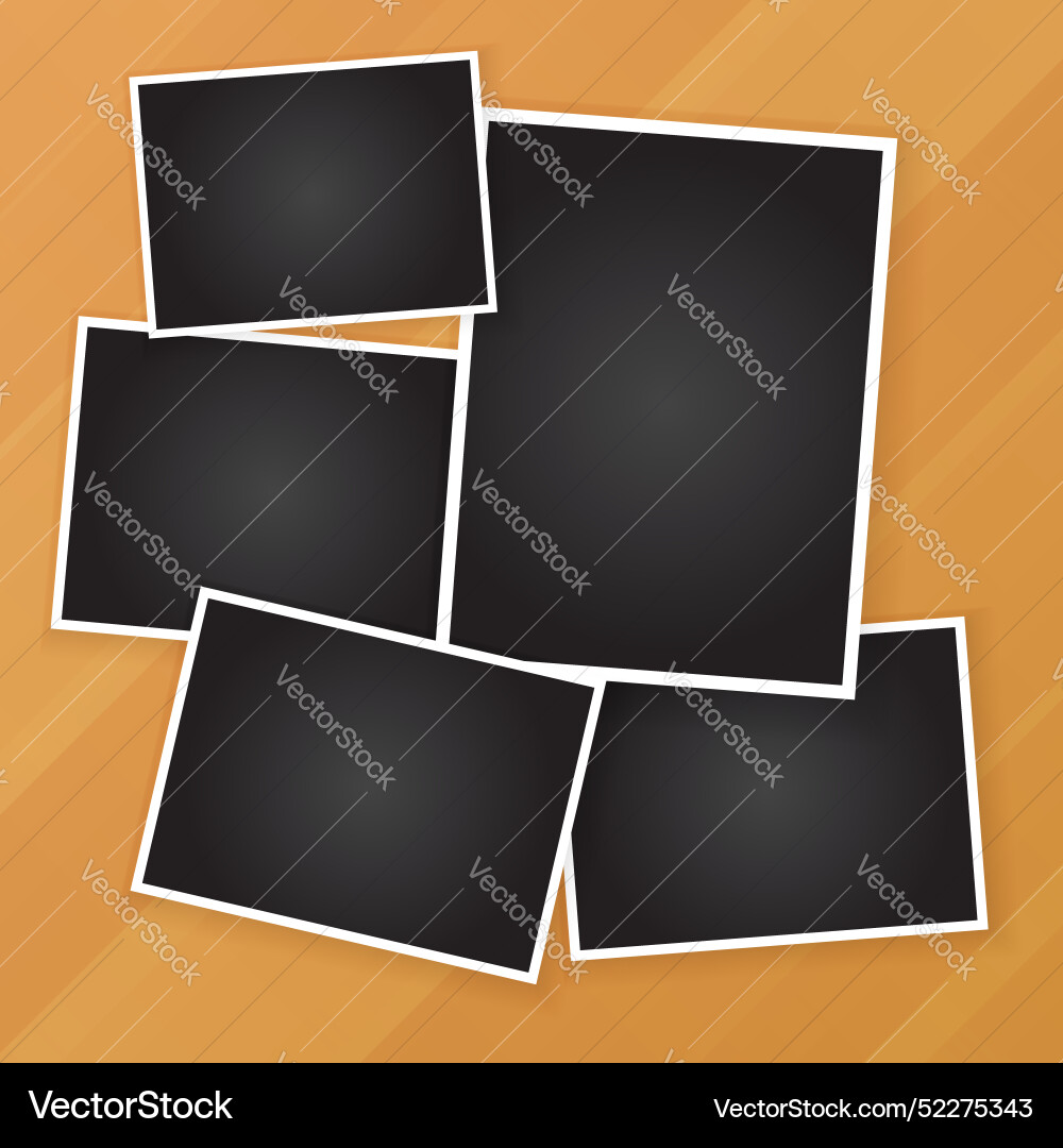 Photo Frame Collage Royalty Free Vector Image - VectorStock