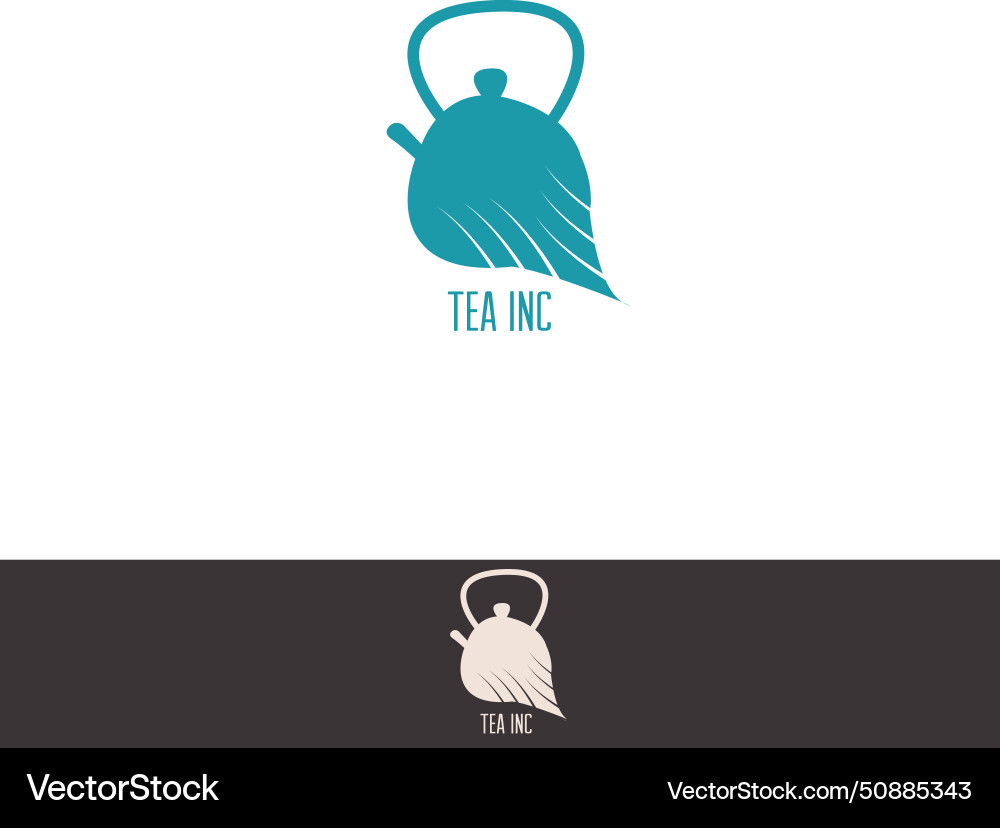 Tea logo Royalty Free Vector Image - VectorStock