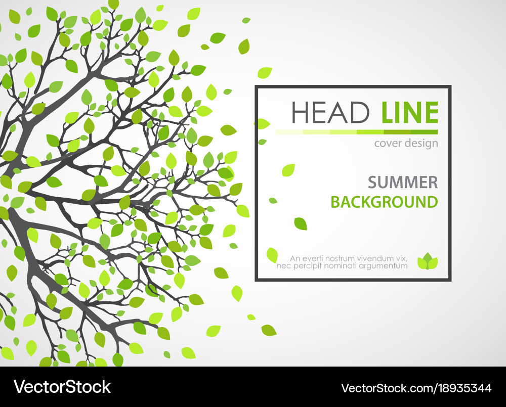Abstract nature background Royalty Free Vector Image