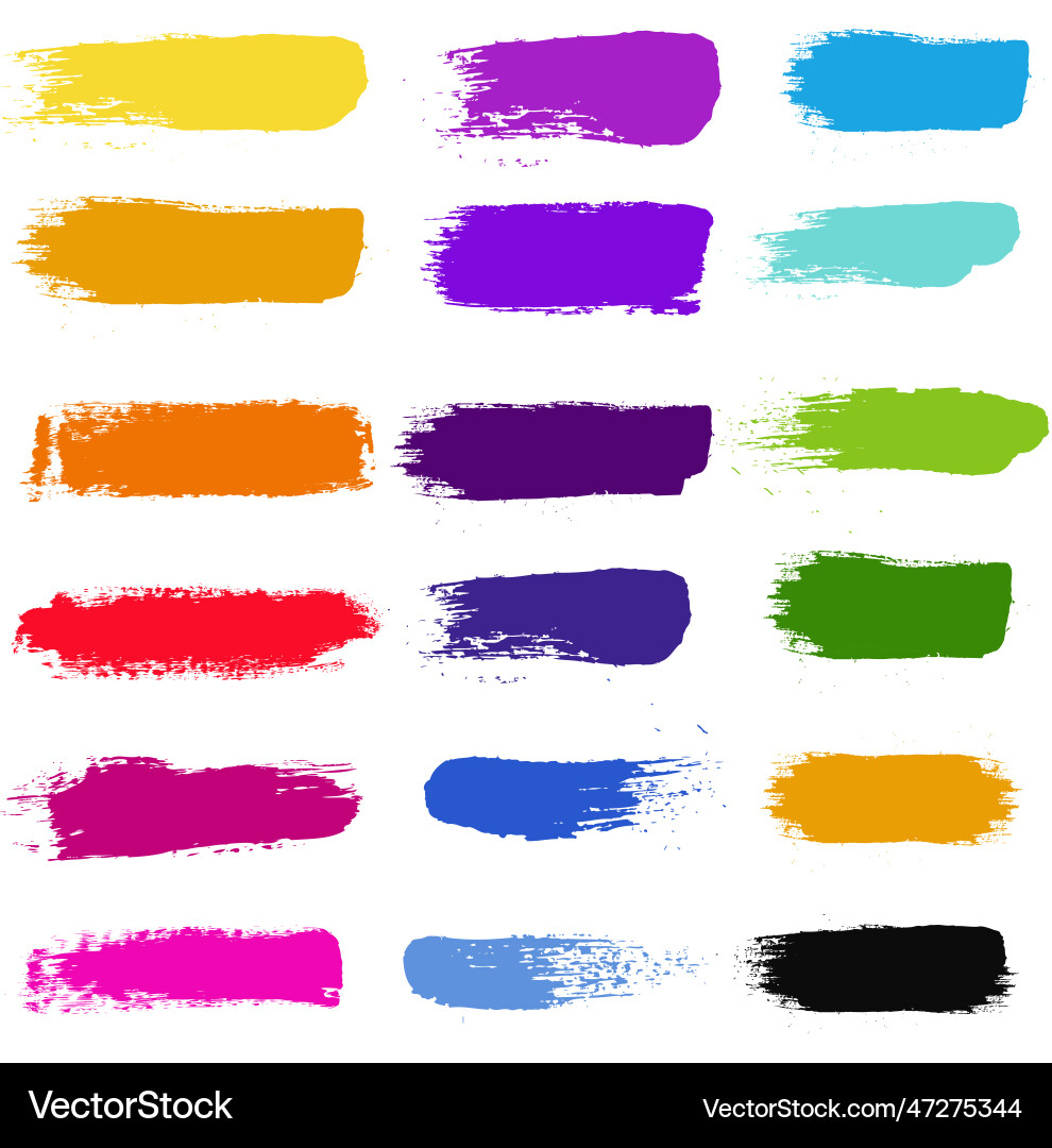 Blots for design isolated white background Vector Image