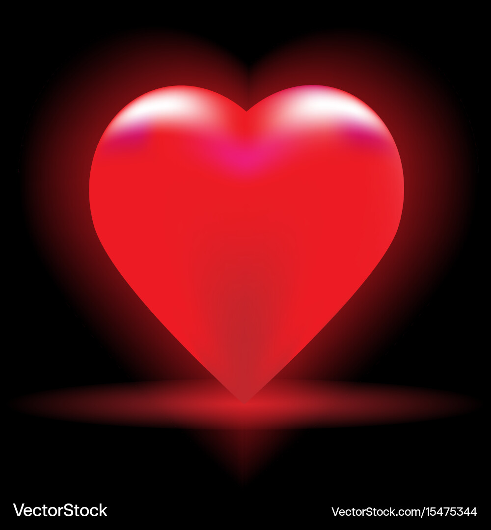 Red Heart With Black Background NEW LOVE HEART HD WALLPAPER IMAGES FOR