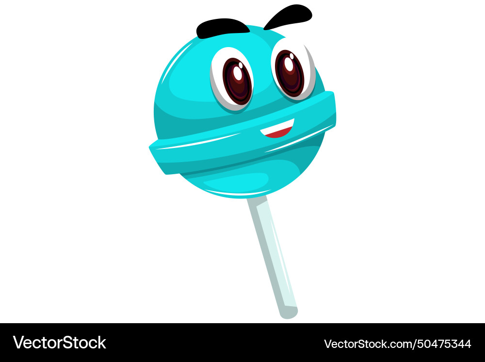 Cute candy character design Royalty Free Vector Image