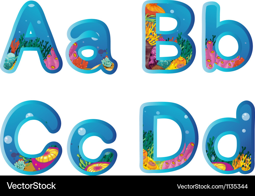 Letters Royalty Free Vector Image - VectorStock