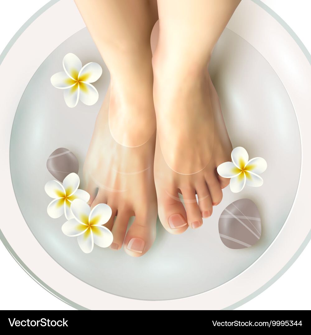 Pedicure spa Royalty Free Vector Image - VectorStock