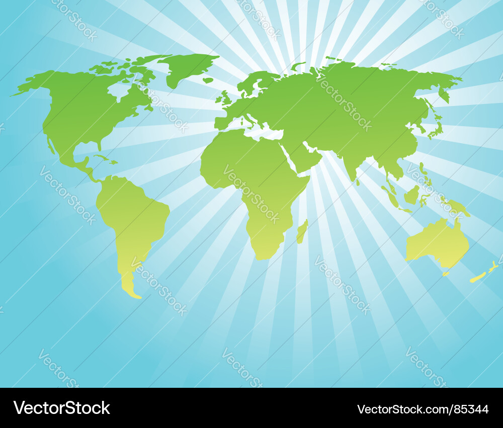 World map Royalty Free Vector Image - VectorStock