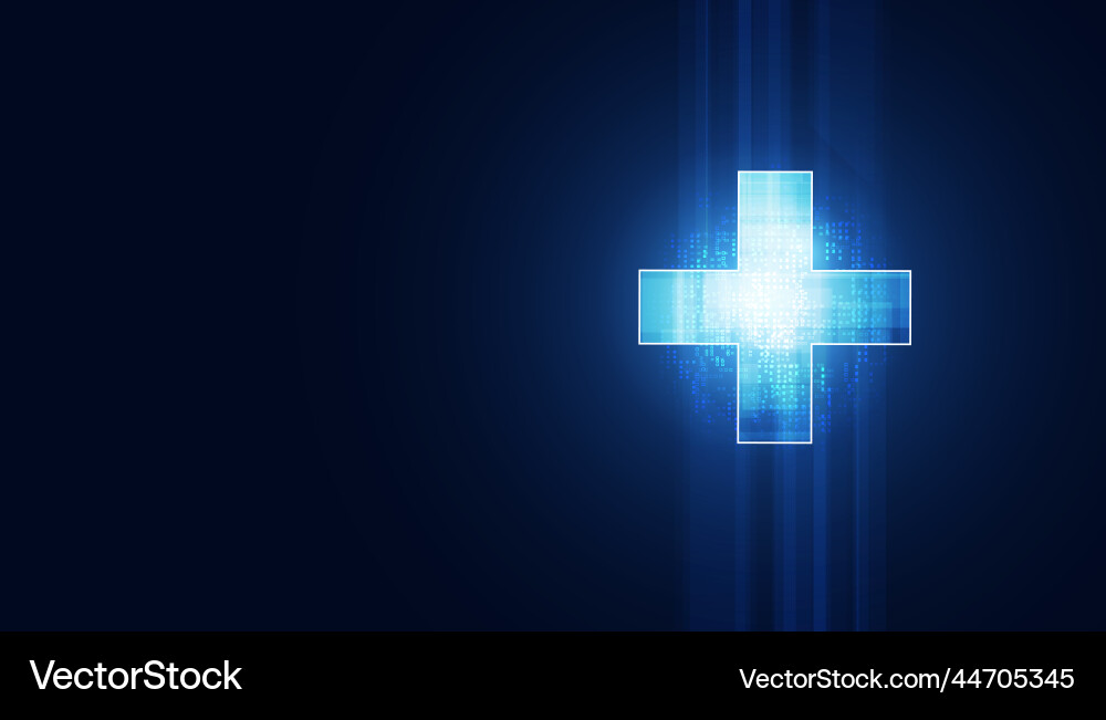 Abstract health science consist plus Royalty Free Vector