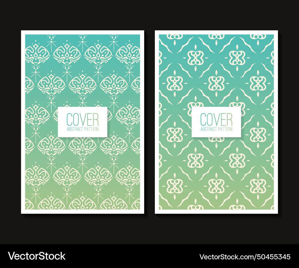 Colorful abstract pattern cover design Royalty Free Vector
