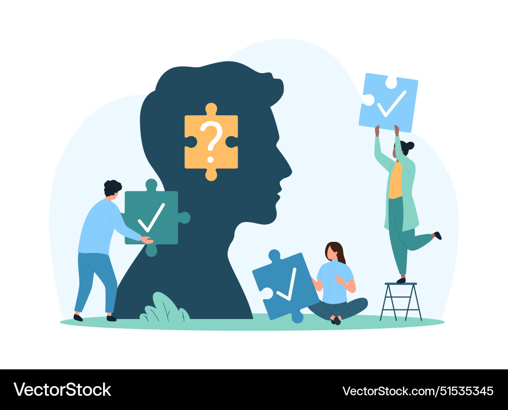 Creative idea to solve problem question answer Vector Image