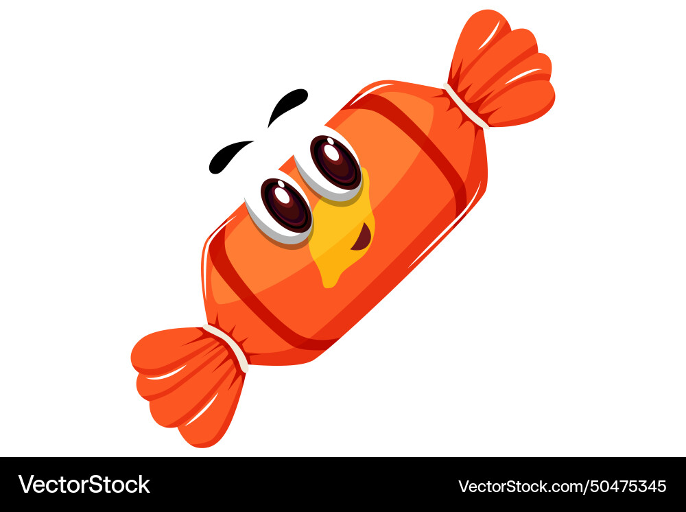 Cute candy character design Royalty Free Vector Image