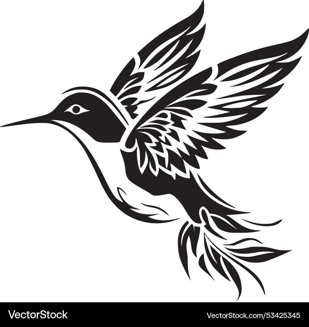 Hummingbird - high quality logo ideal Royalty Free Vector