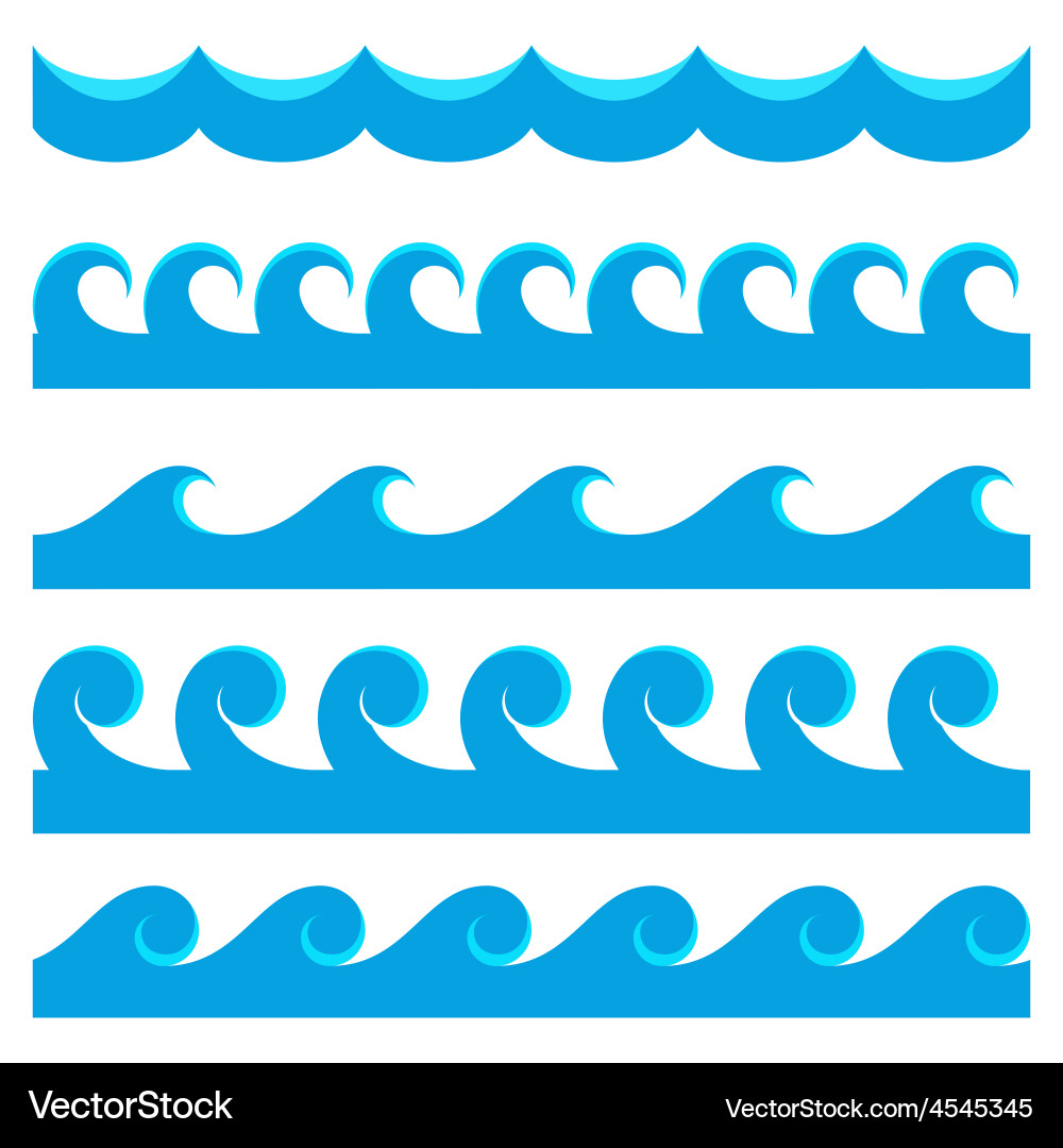 Waves Royalty Free Vector Image - VectorStock