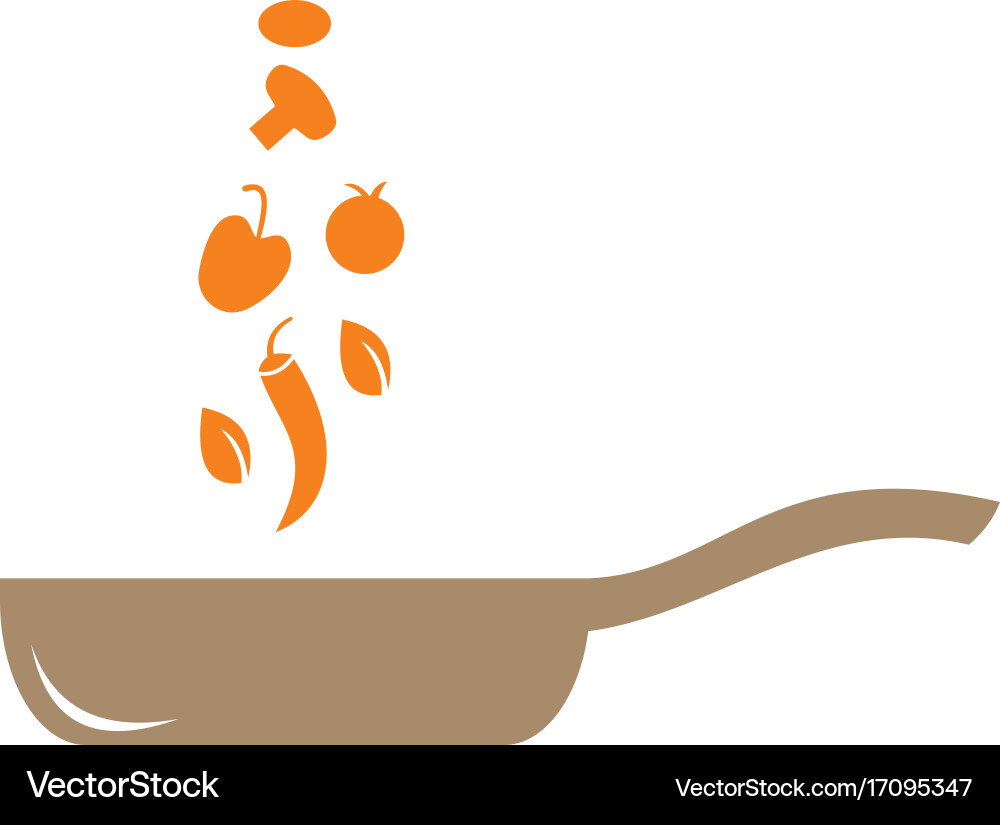 Food cook recipe kitchen logo Royalty Free Vector Image