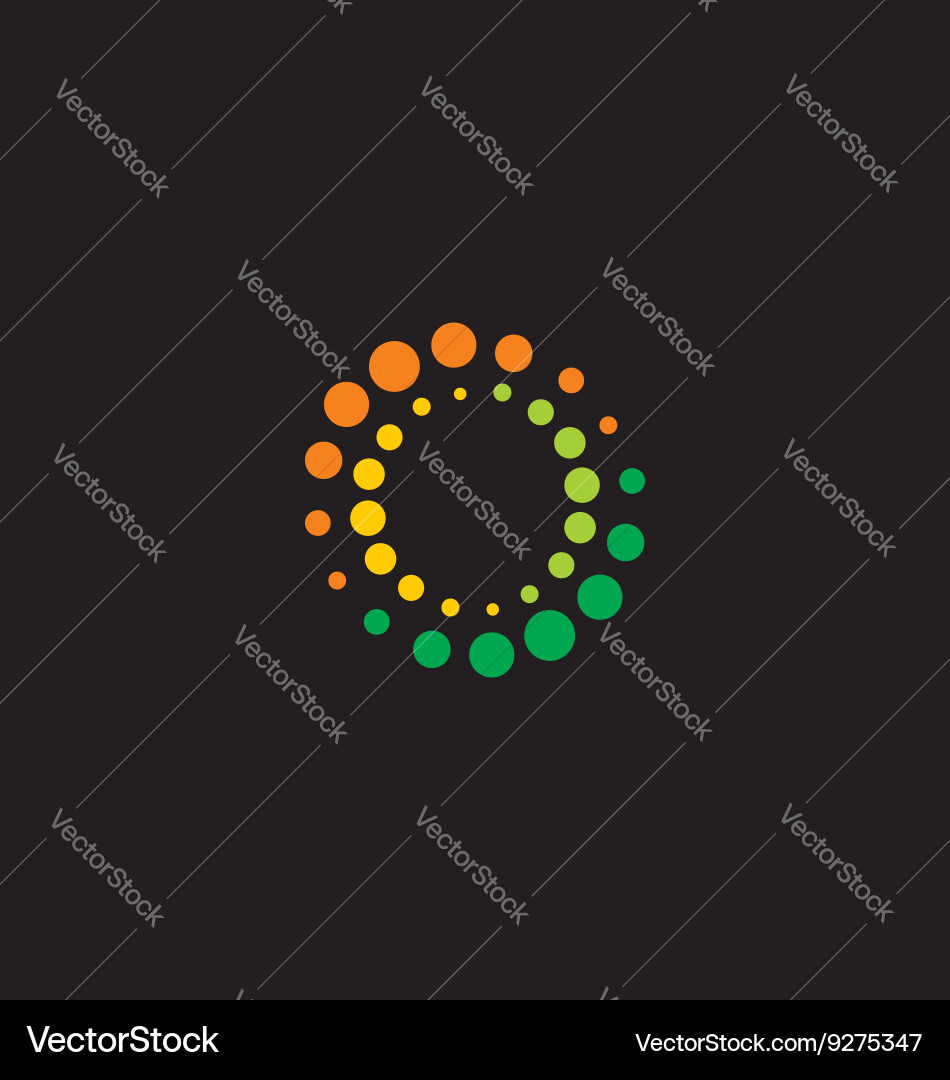 Modern Tech Circle Logo – Royalty-Free Vector | VectorStock