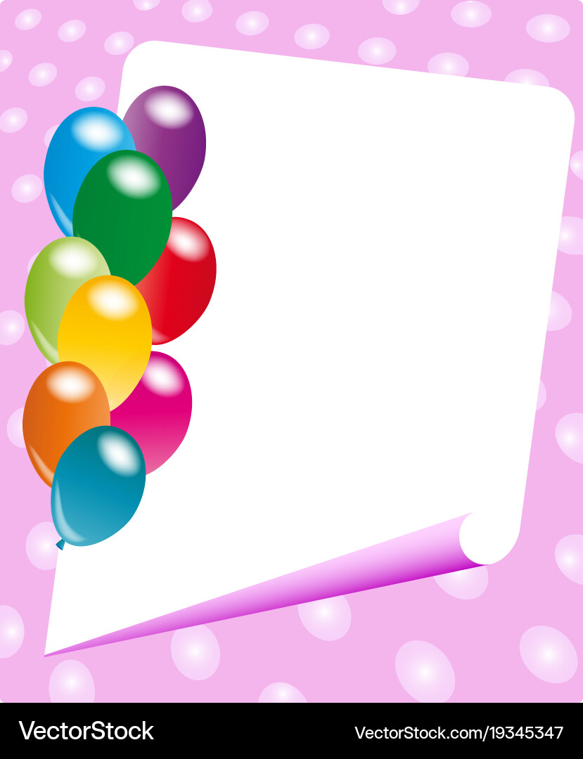 Party invitation frame Royalty Free Vector Image