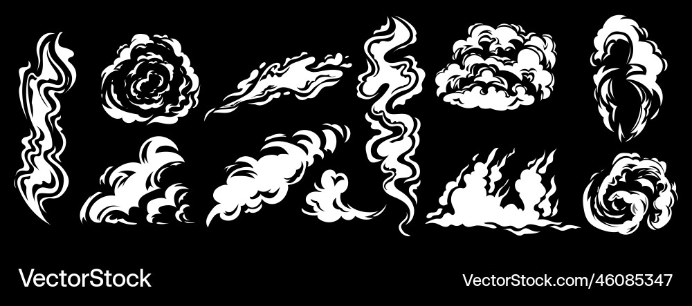 Video game speed symbol smoke silhouette flash Vector Image