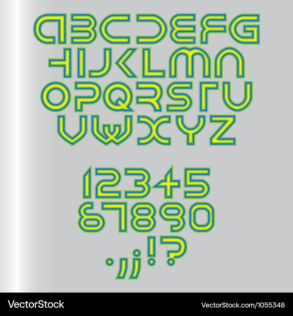 Fonts Royalty Free Vector Image - VectorStock