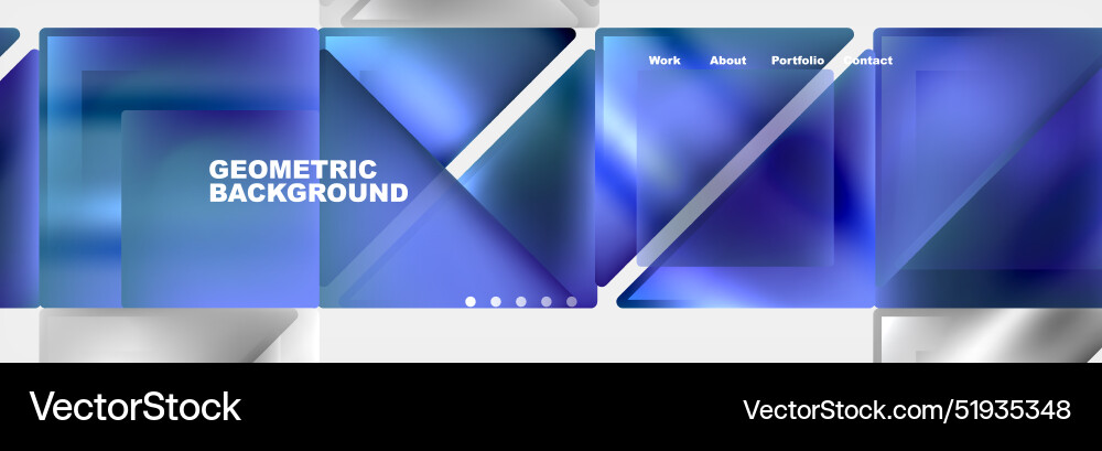 Triangle minimal web site page background design Vector Image