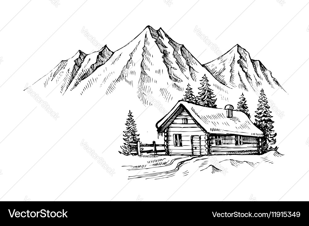 Hut Drawing Vector Images (over 2,900)