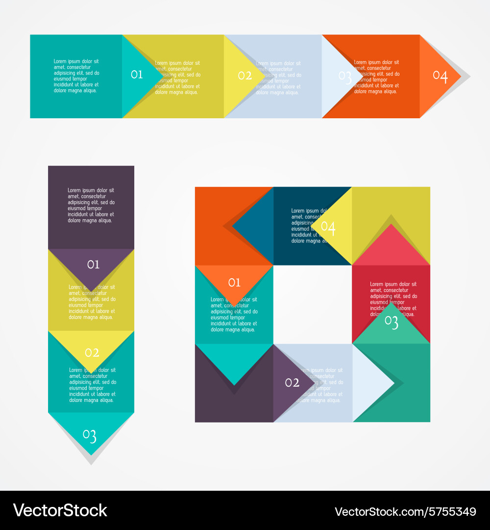Process chart module Royalty Free Vector Image