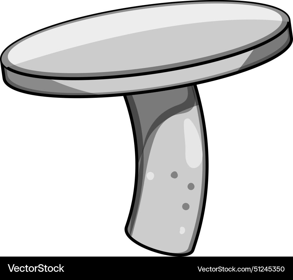 Rust bent nail cartoon Royalty Free Vector Image