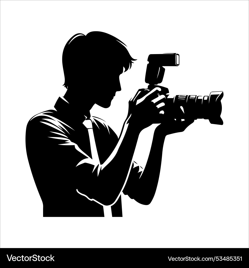 Photographer art Royalty Free Vector Image - VectorStock