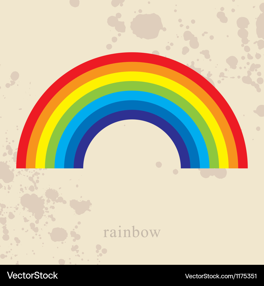 Rainbow Royalty Free Vector Image - VectorStock