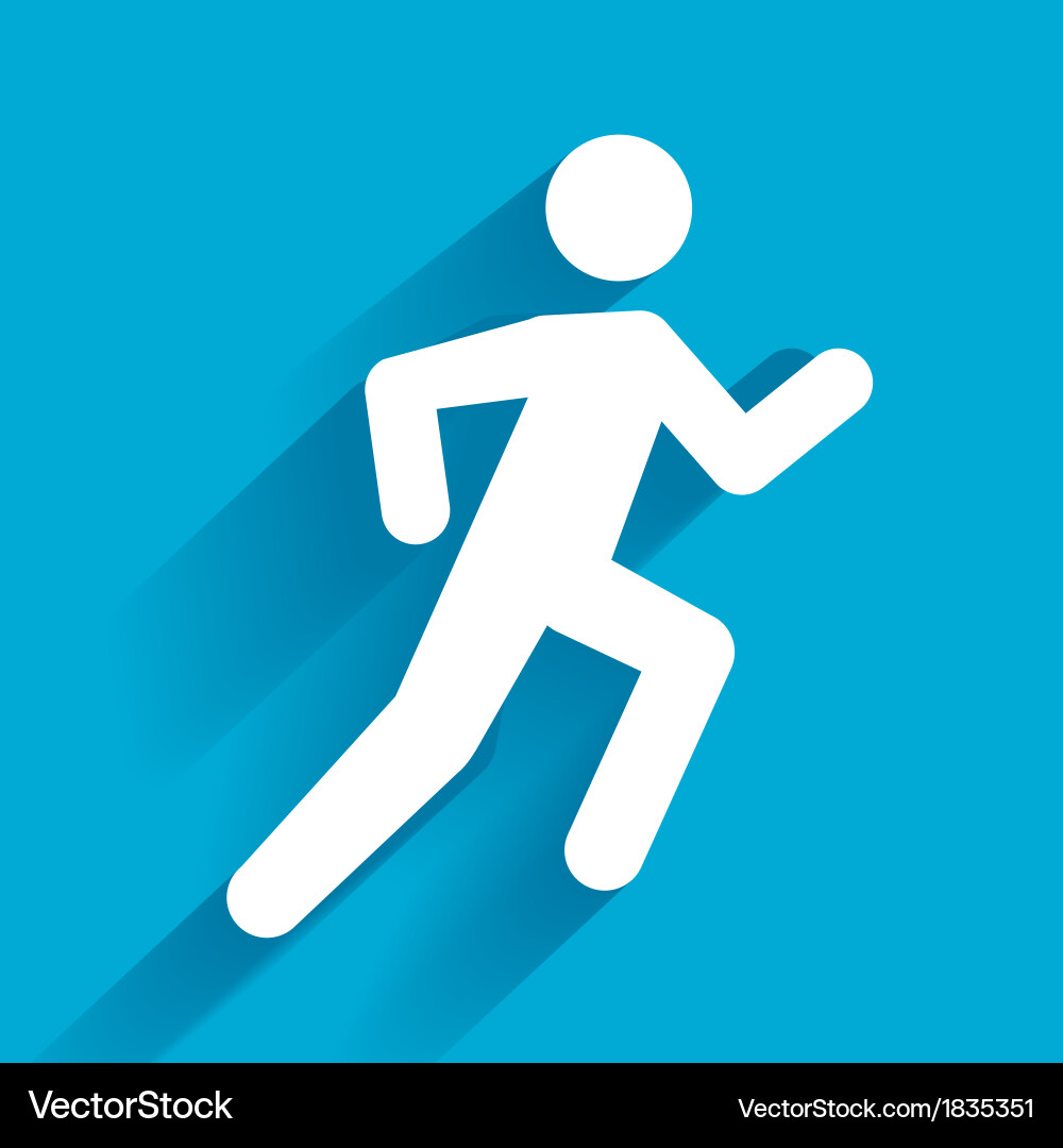 Running Royalty Free Vector Image - VectorStock