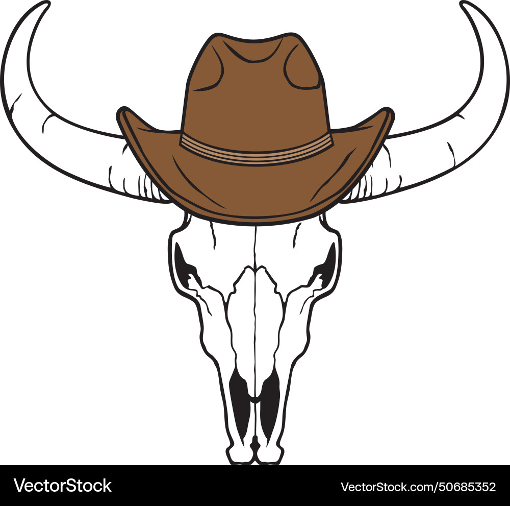 Bull Skull Illustration