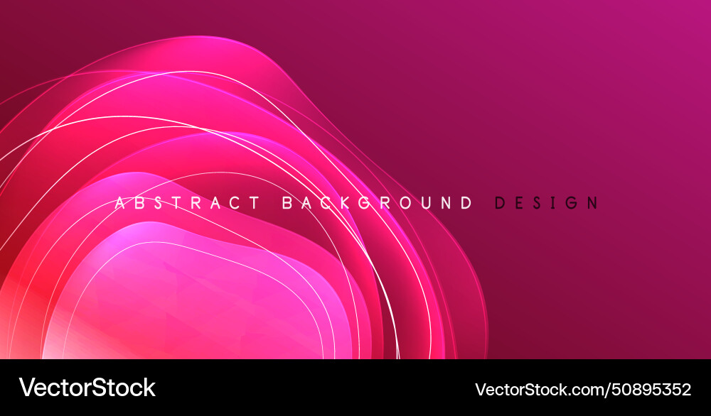 Colorful transparent flowing fluid shapes Vector Image