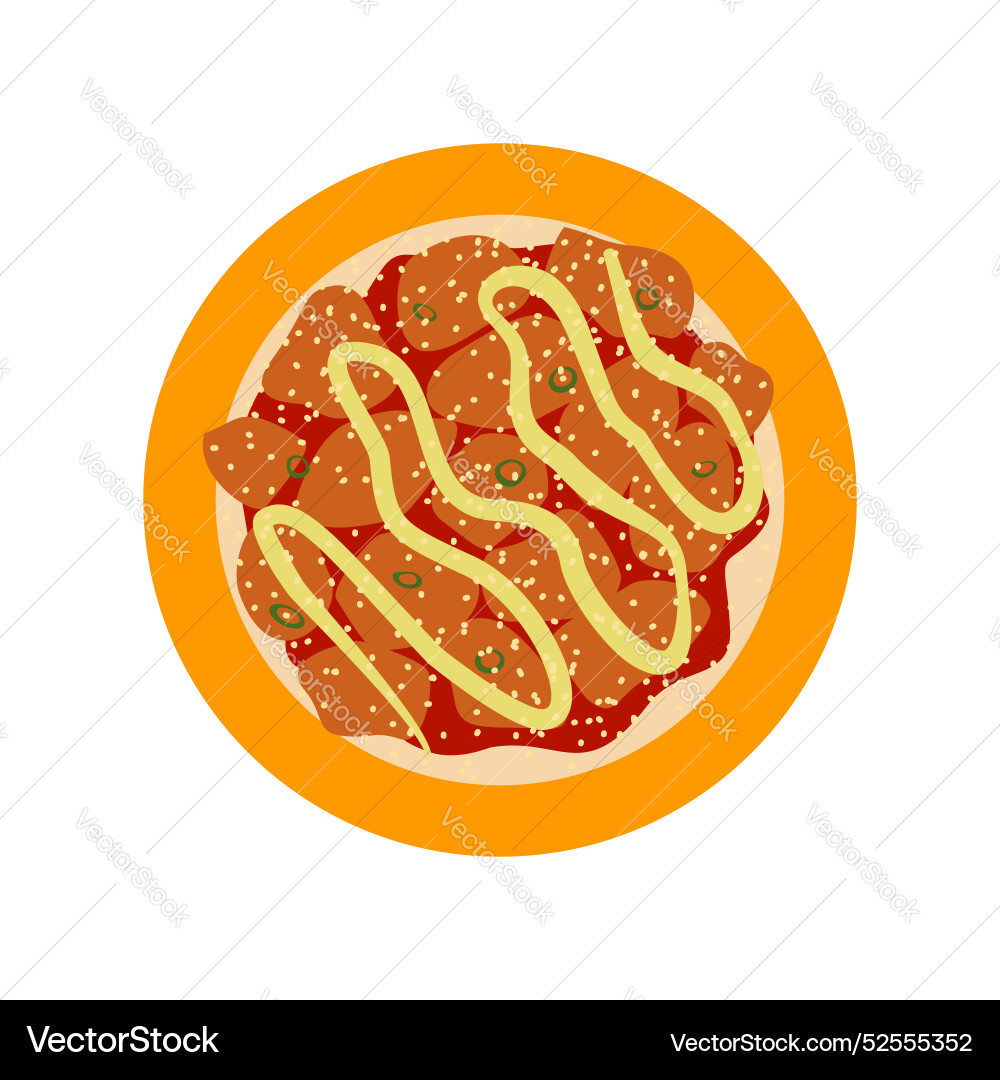 Crispy fried chicken spicy Royalty Free Vector Image