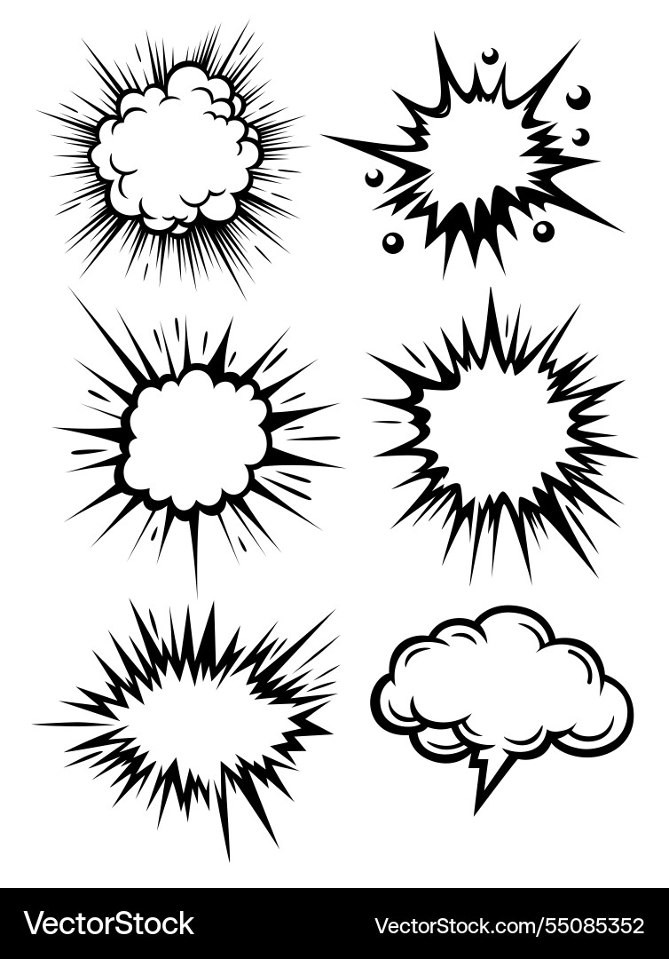 Speech bubble comic Royalty Free Vector Image - VectorStock