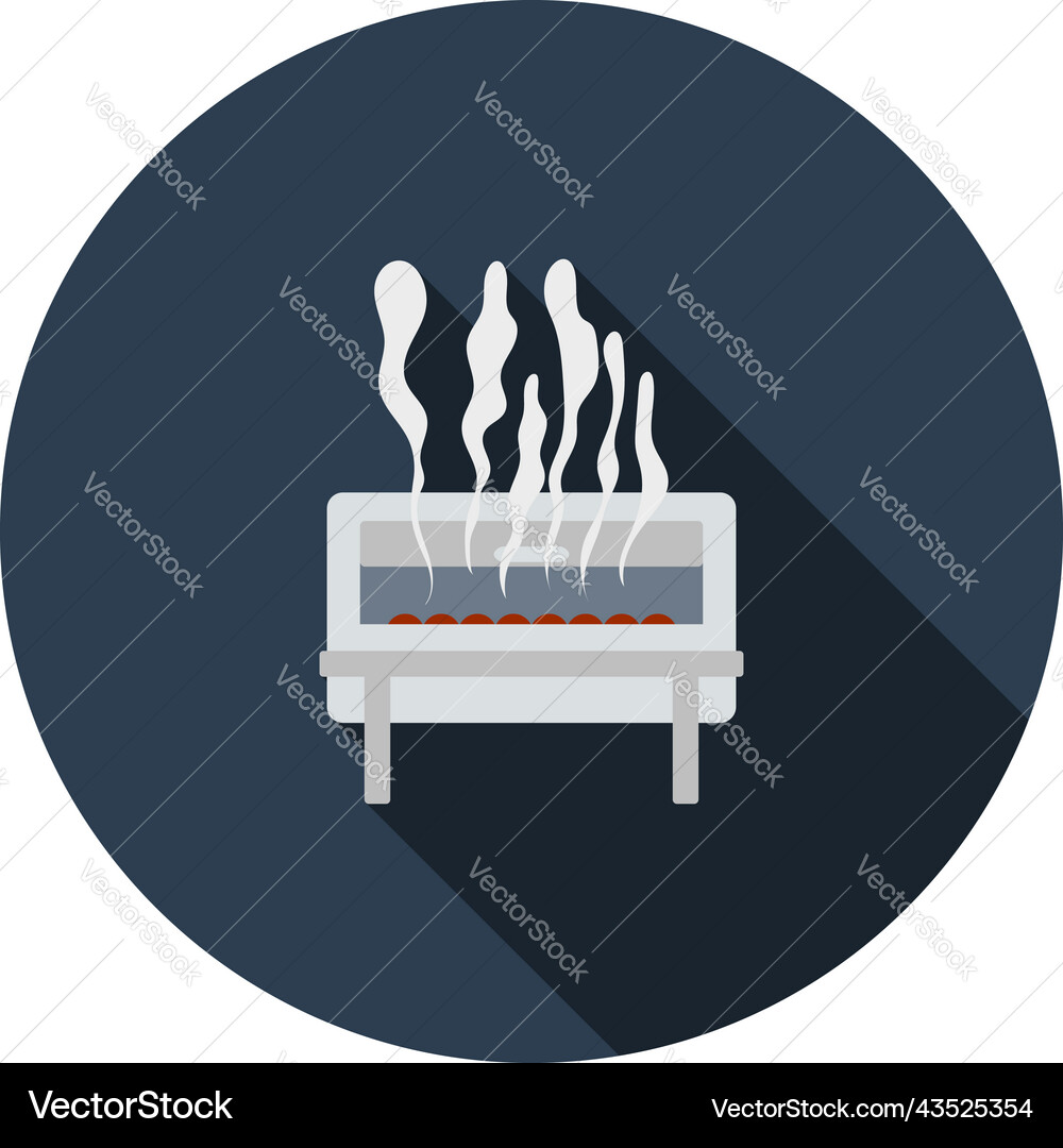 Chafing dish icon Royalty Free Vector Image - VectorStock