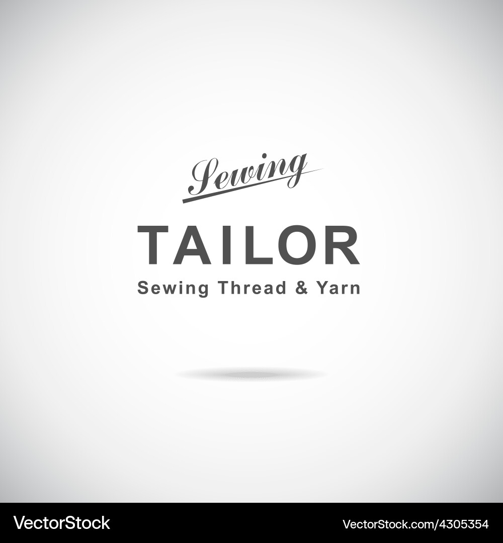 Tailor Royalty Free Vector Image - VectorStock