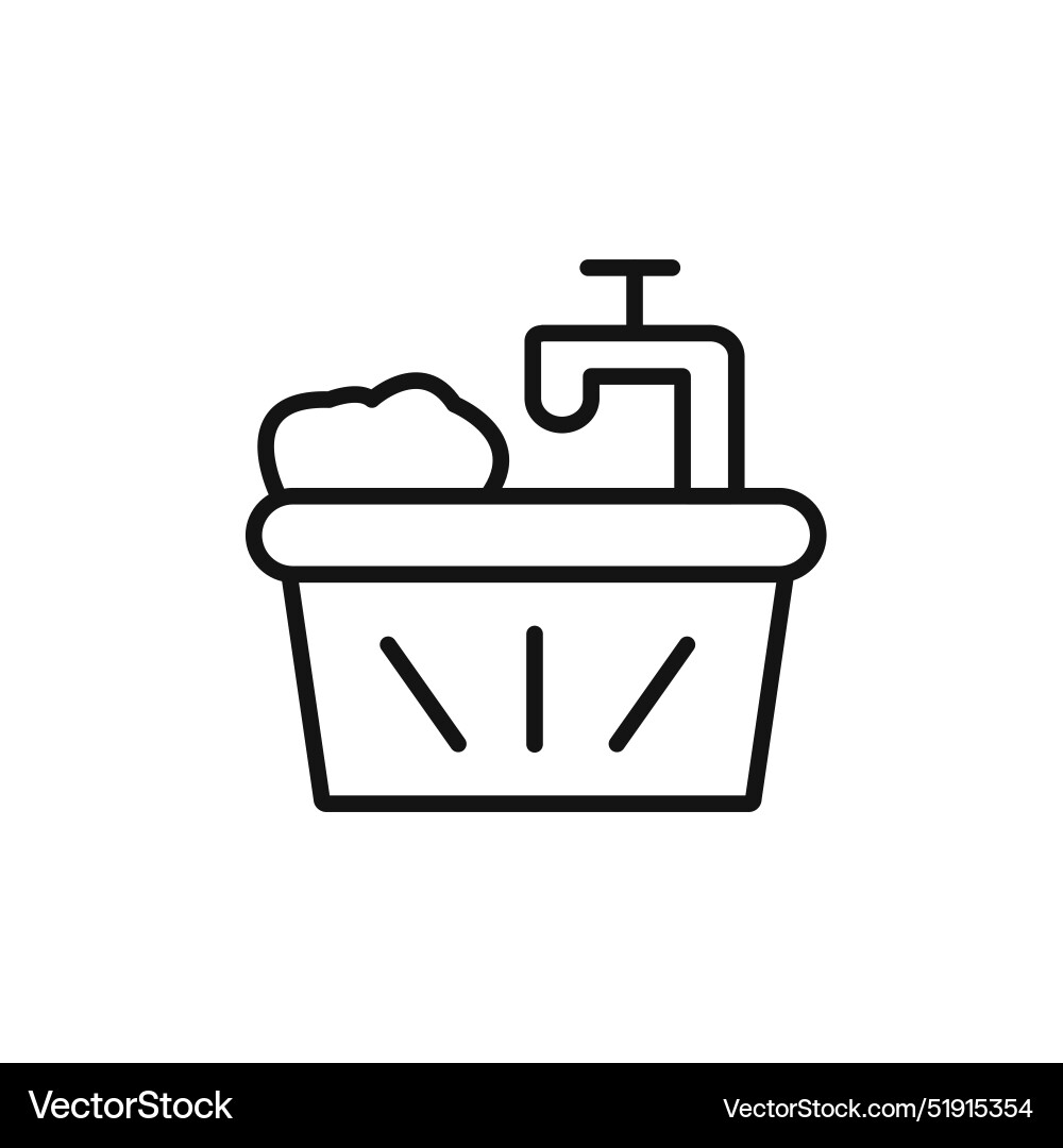 Water soak icon set collection for web Royalty Free Vector