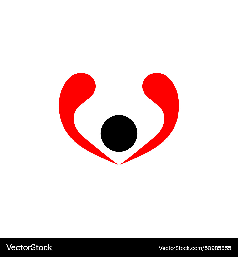 Boxing man boxer logo winner icon Royalty Free Vector Image