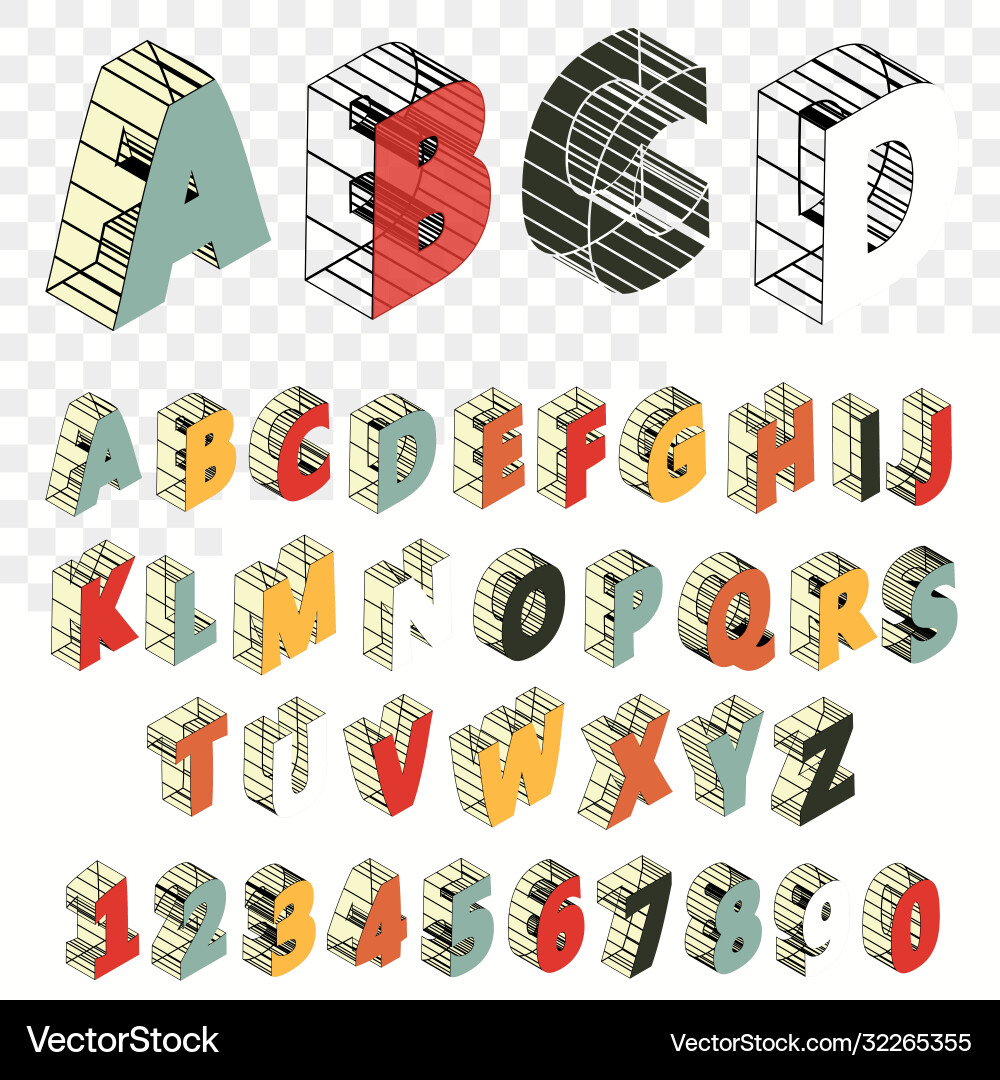 Isometric Drawings Letters Isometric Letter UH Or HU Logo