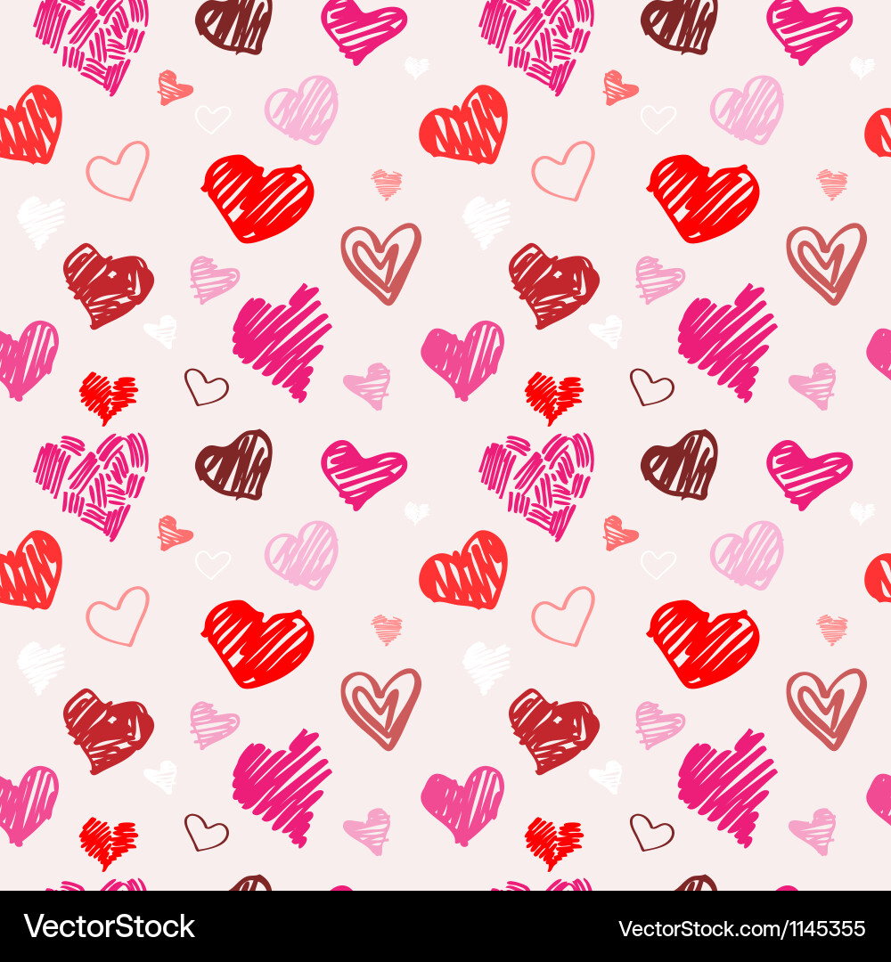 Love pattern texture Royalty Free Vector Image