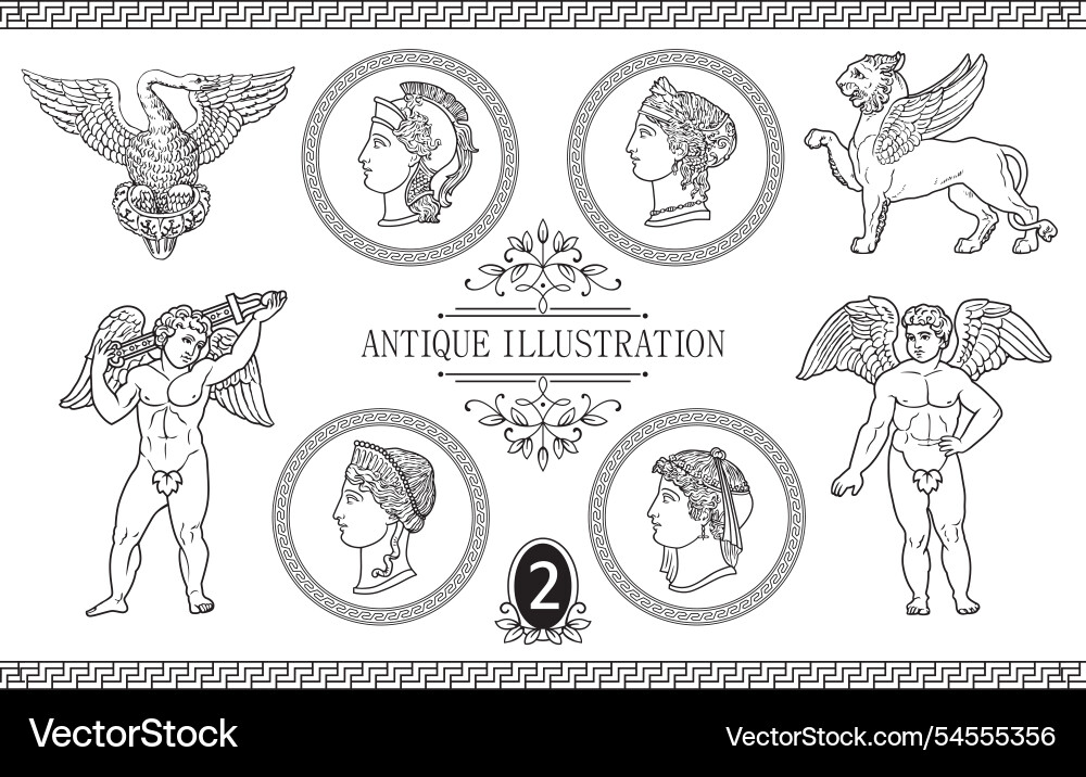 Antique 2 Royalty Free Vector Image - VectorStock