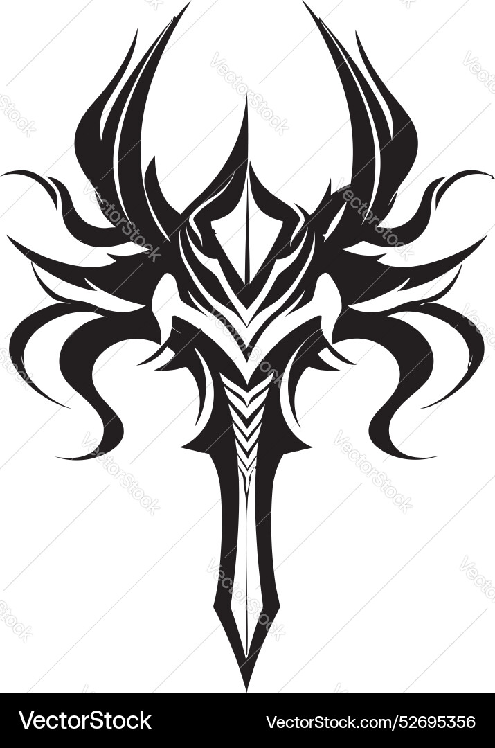 Minotaur mauler battle axe iconic wyvern Vector Image