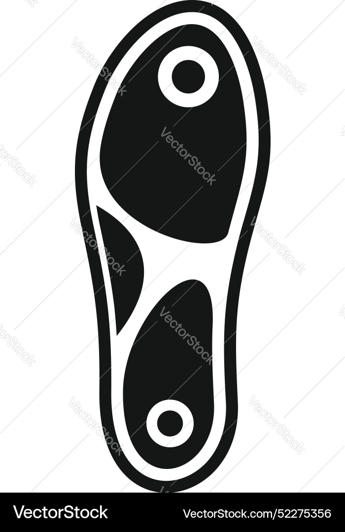 Orthopedic insole increasing comfort while walking